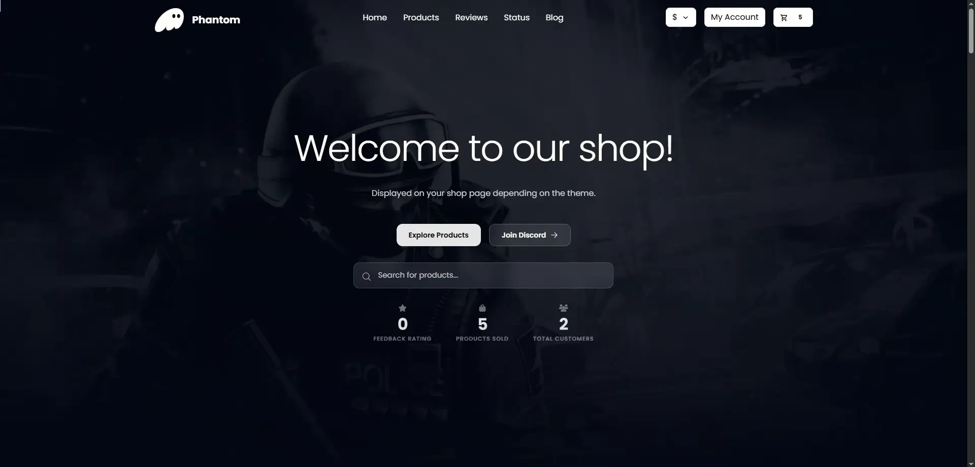 Theme | Best SellAuth Templates